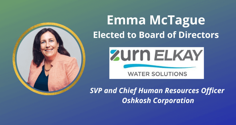 Zurn Elkay Water Solutions Adds Emma McTague to Board of Directors ...